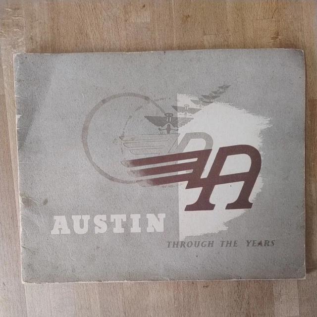 AUSTIN THROUGH THE YEARS Car History Publicity Brochure 1906-1959 #705 ...