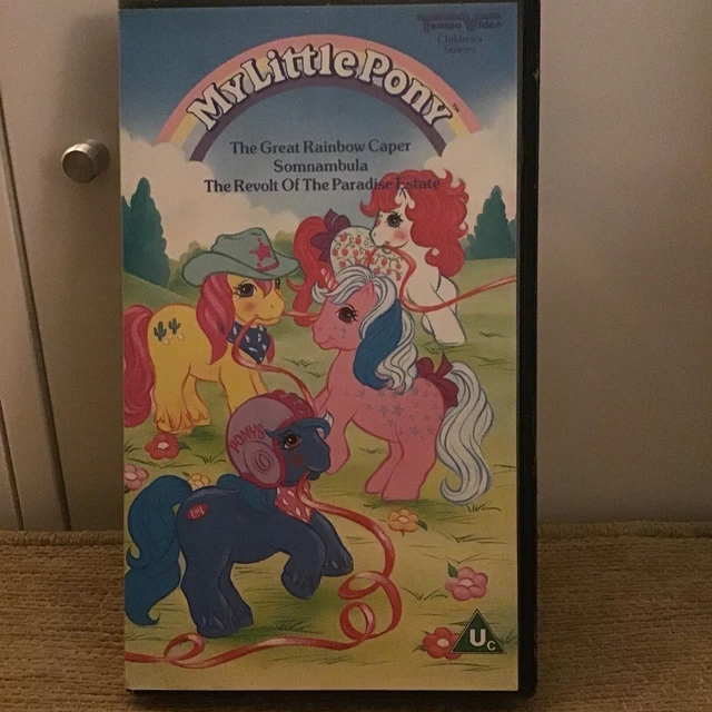 * MY LITTLE Pony VHS Tape Video ~ ‘The Great Rainbow Caper’ ‘Somnambula ...