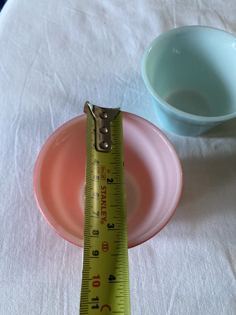 6 VINTAGE MID Century Pastel JAJ Pyrex Custard Pots, Ramekins £26.69 ...