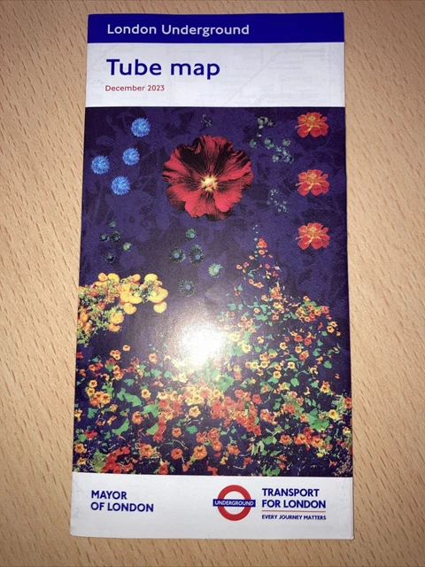 LONDON. UNDERGROUND. MAP. (. Tube Map. 2023. December. O ) £2.79 ...