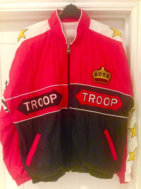 GENUINE VINTAGE TROOP Shell Suit 1990 TOTAL PLATINUM EDITION ideal ...