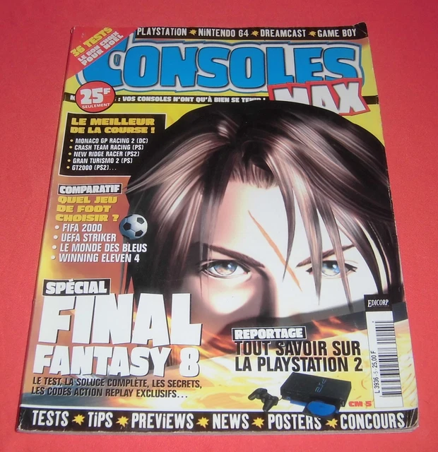 MAGAZINE CONSOLES MAX [n°5 Nov. 1999] Final Fantasy VIII PS1 N64 Dreamcast *JRF EUR 8,00 ...