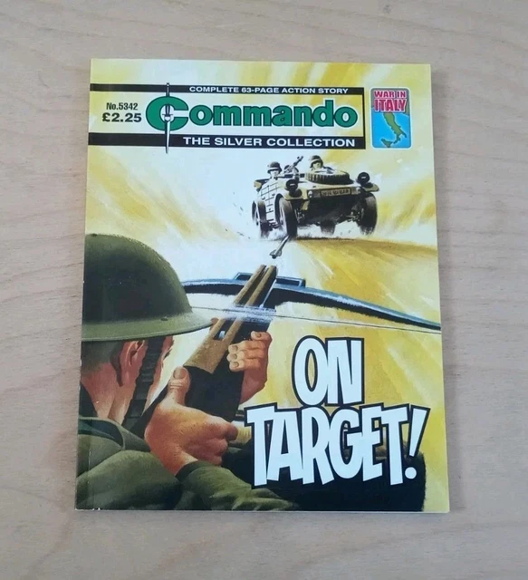 COMMANDO COMIC~ON TARGET! (5342) War in Italy (The Silver Collection) £ ...