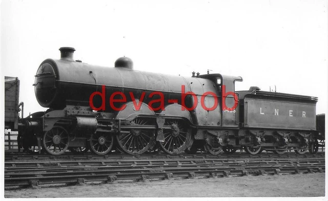 RAILWAY PHOTO LNER C1 4435 Doncaster Shed 1933 GNR Ivatt Atlantic Loco ...