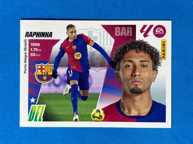 STICKERS PANINI LA Liga ESTE 2025-26 2026 n.122 Raphinha (Barcelona ...