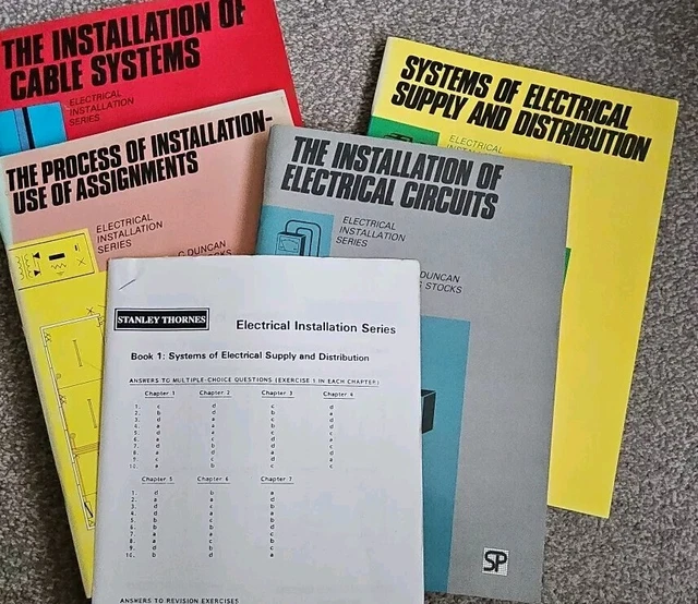 FOUR BOOK SERIES - Electrical Installations (See Photos For Details) £ ...