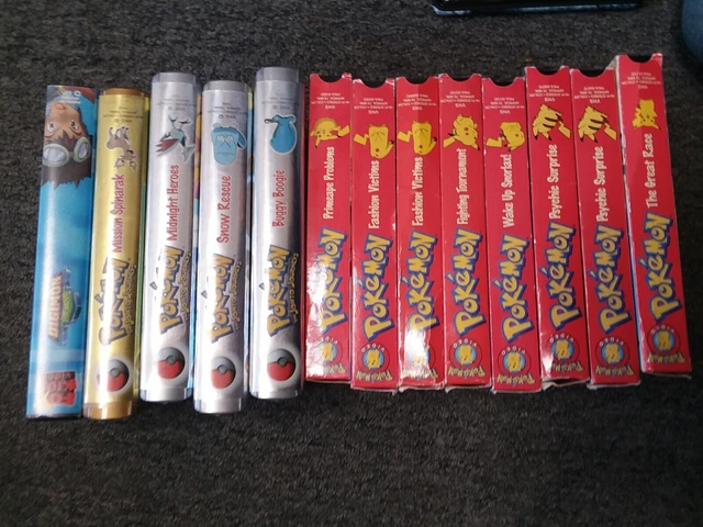 POKEMON MOVIE VHS lot & Digimon VHS £19.69 - PicClick UK