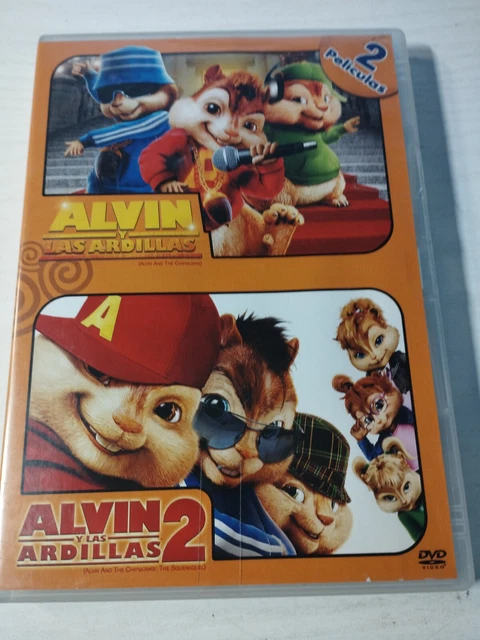 ALVIN E LE Chipmunks + Alvin 2 - 2 X DVD Spagnolo Inglese Regione 2 Am ...