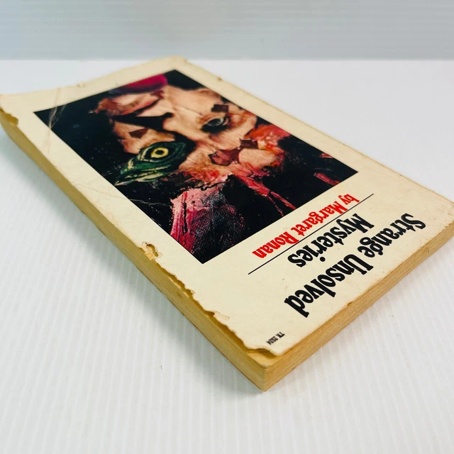 VINTAGE HORROR PAPERBACK Strange Unsolved Mysteries Margaret Ronan ...