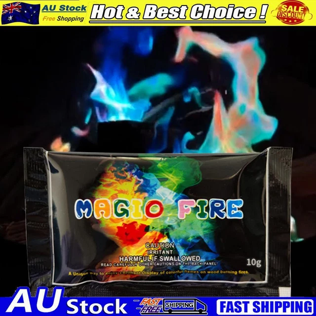 CHANGING FLAMES POWDER 10g/15g/25g/30g Disposable for Fire Pit Campfires Bonfire $9.59 - PicClick AU