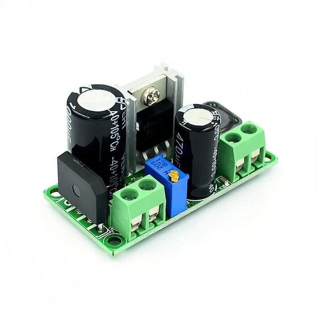 AC/DC TO DC Step Down Converter Power Supply Module LM2596HV DC 5V-50V ...