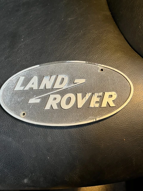 LAND ROVER LATE Series 3 and early 110 very rare plastic badge (label 4 ...