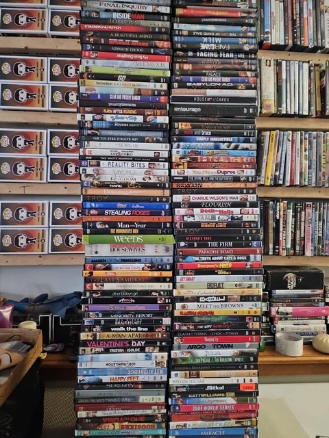 LOT OF 136 vintage Estate Sale DVD collection Classic dvds! MOVIES Trl8 ...