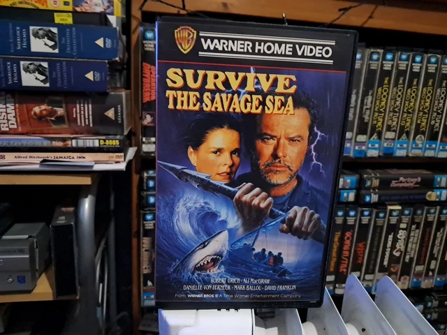 SURVIVE THE SAVAGE Sea DUTCH VHS- PAL English Warner . Robert Urich ...