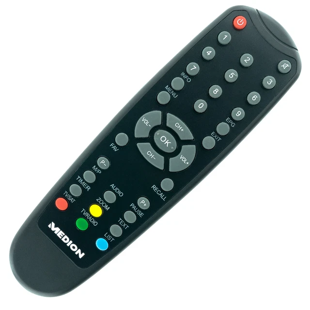 TÉLÉCOMMANDE ORIGINALE POUR Medion MD28800 Récepteur Satellite Remote ...