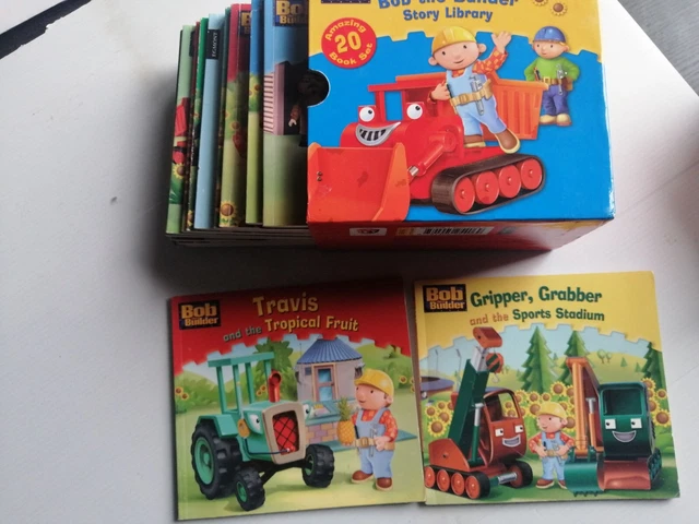 COMPLETE BOX - Bob the Builder 20 Books - Bob der Baumeister Story ...