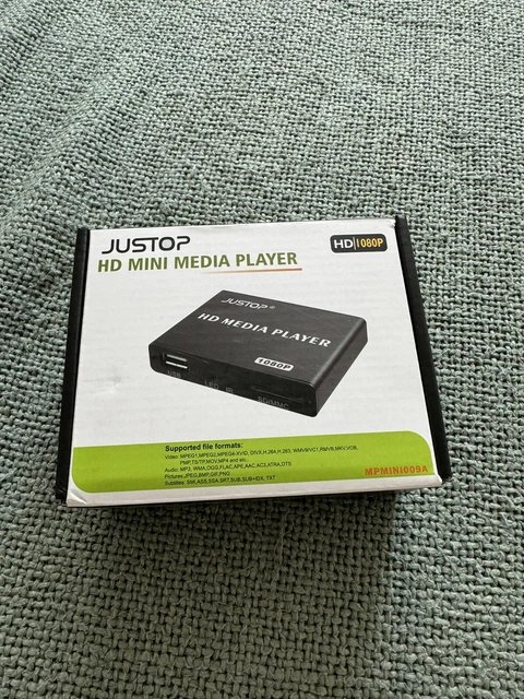 JUSTOP HD MINI MEDIA PLAYER MPMINI009A 1080P Home Audio Accessory ...