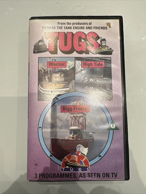 TUGS WARRIOR HIGH Tide Bigg Freeze Thomas The Tank Pal Vhs Video Kids ...