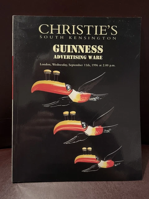 1996 GUINNESS STOUT Advertising Auction Catalogue Christies London ...