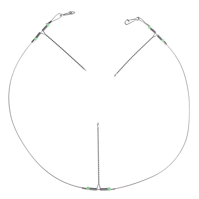 STAINLESS STEEL FISHING Rigs Line Swivel Hooks Balance Bracket (Type 2 ...