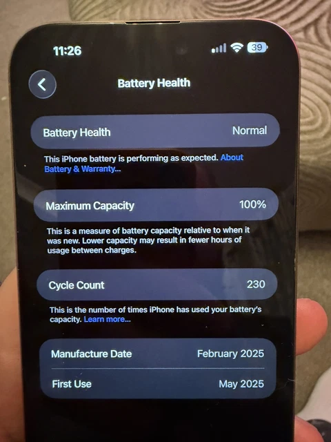 APPLE IPHONE 16 Pro Max 256GB Desert Titanium, Unlocked, 100% £639.10 ...