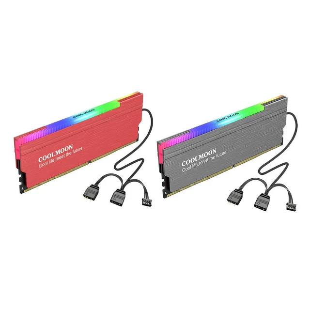 Heat Sink Argb Memory Cooler Radiator For Ddr2 Ddr3 Ddr4 Computer Pc £