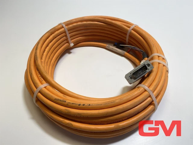REXROTH INDRAMAT SERVOKABEL IKS4103/015,0 servo cable INK0448 15m ...
