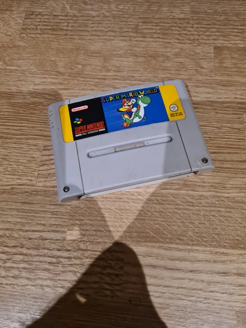 PACCHETTO CONSOLE SUPER Nintendo SUPER MARIO WORLD CONSOLE SNES+AV+PSU ...