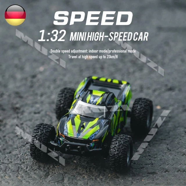 BIOSA MINI FERNGESTEUERTES Auto, 2,4-GHz-RC-Rennwagen, 1:32 2WD-Gel ...