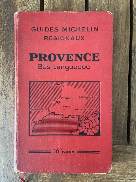 GUIDE ROUGE MICHELIN Provence 1931/1932 Vintage Old Book EUR 29,00 ...