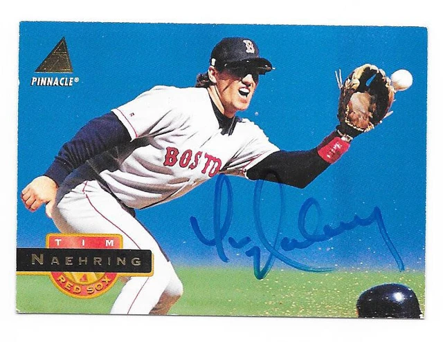 TIM NAEHRING 1994 Pinnacle Autographié Signé #65 Boston Red Sox EUR 2 ...