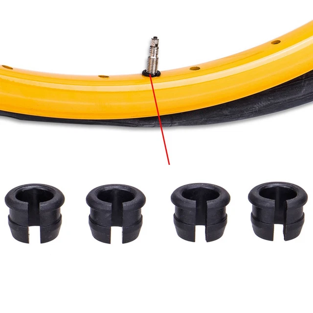 8PCS INNER TUBE Adapter Set Convert Mtb Road Bike Valve Rim to Presta ...