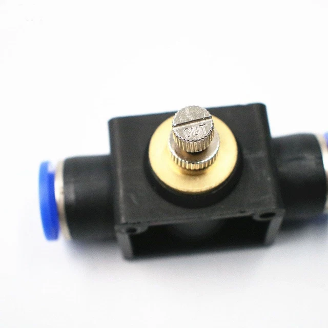 SPEED CONTROL THROTTLE Joint Pneumatic Valve Airflow Regulator Throttle ...