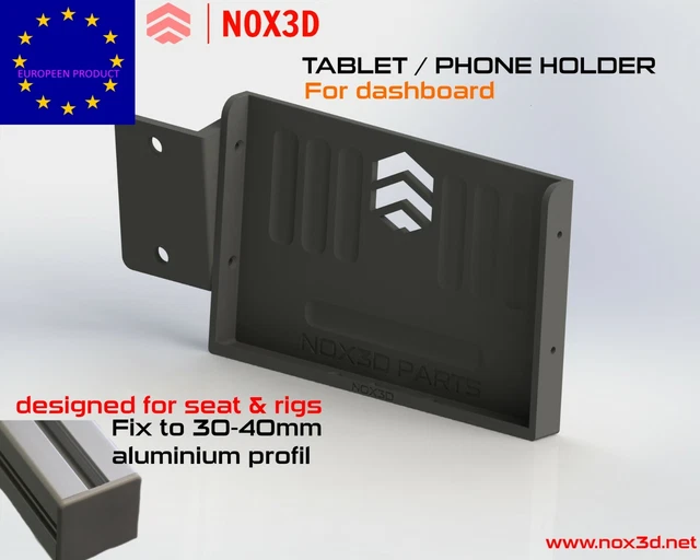 PHONE TABLET HOLDER simracing rig fanatec jcl simlab support dashboard ...