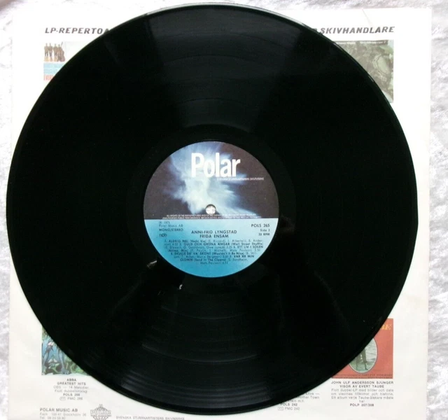 LP ABBA FRIDA ENSAM/Alleine Fernando...Orig.aus Schweden, POLAR 265 ...