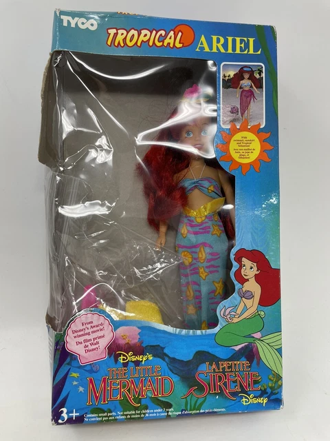 VINTAGE 1991 TYCO Disney The Little Mermaid Tropic Ariel Doll Open Box ...
