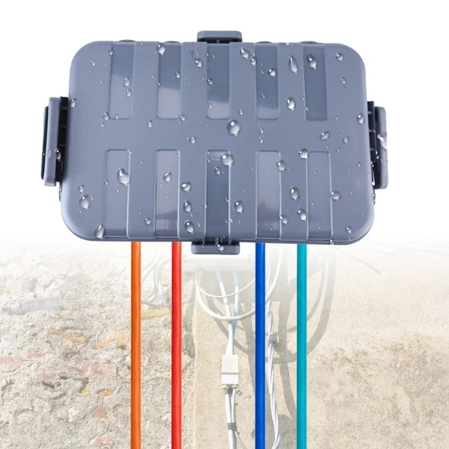 OUTDOOR EXTENSION CORD Safety Box Large Waterproof Clear Cover ...