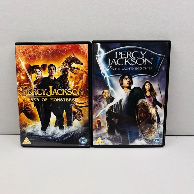 PERCY JACKSON DVD Bundle Lightning Thief & Sea of Monsters 2-Film Set ...