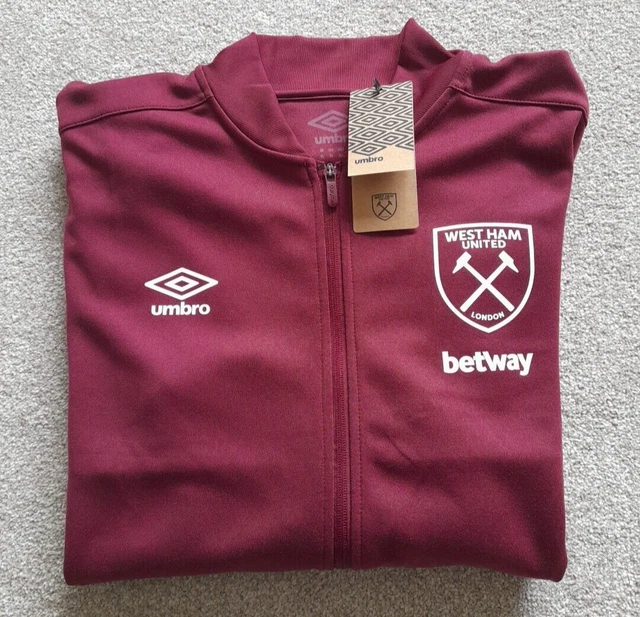 WEST HAM UNITED Fc Official Umbro Anthem Presentation Walkout Jacket ...