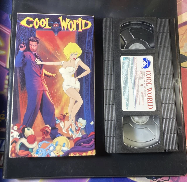 COOL WORLD (VHS, 1992) Brad Pitt, Kim Basinger Live Action, Adult ...