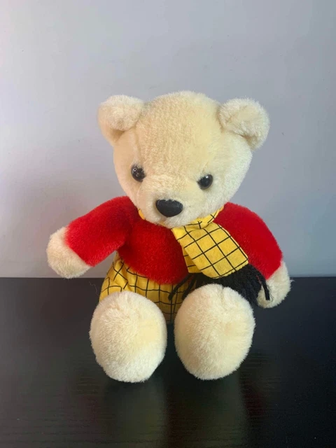 VINTAGE RUPERT THE Bear Teddy Soft Toy Plush Grove International ...