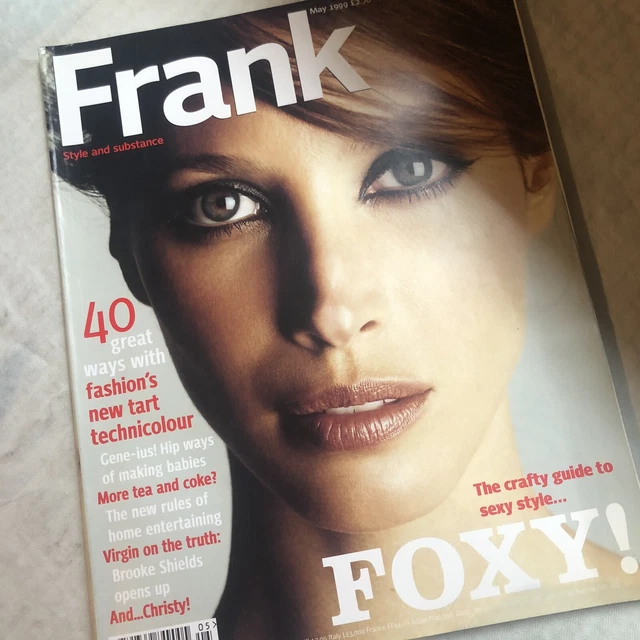 FRANK MAGAZINE, MAY 1999. Christy Turlington by Michael Thompson ...