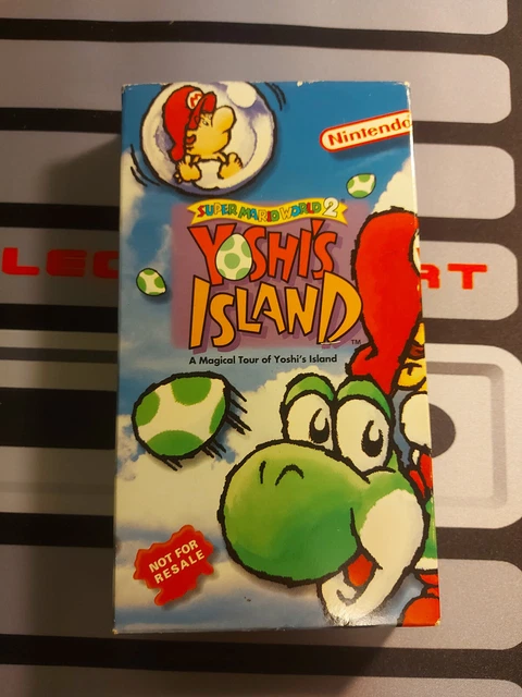 NINTENDO SUPER MARIO World 2 Yoshi’s Island VHS Not For Resale Promo ...