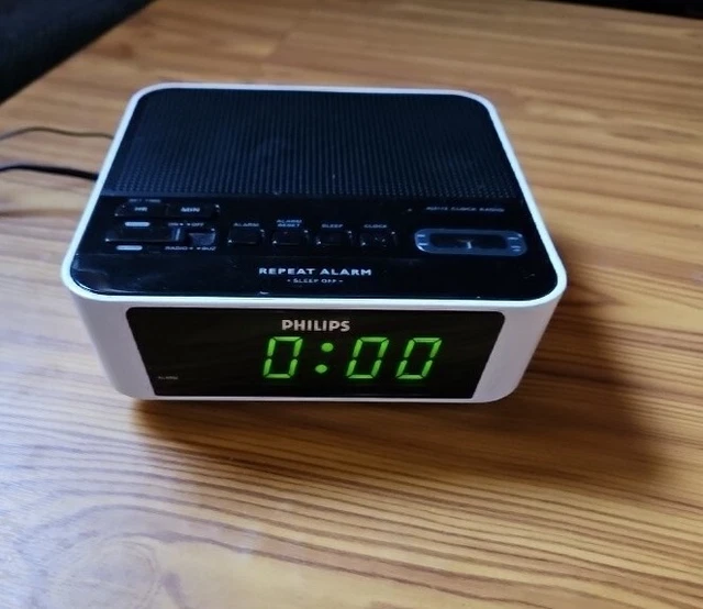 PHILIPS AJ3112 DIGITAL Repeat Alarm Clock Radio EUR 10,00 - PicClick DE