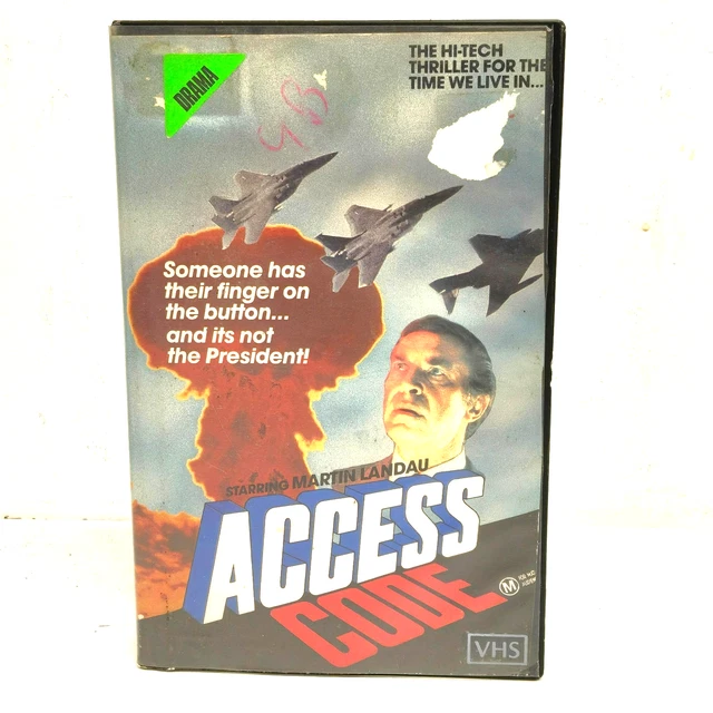 ACCESS CODE - Big Box Ex Rental VHS Tape $59.90 - PicClick AU