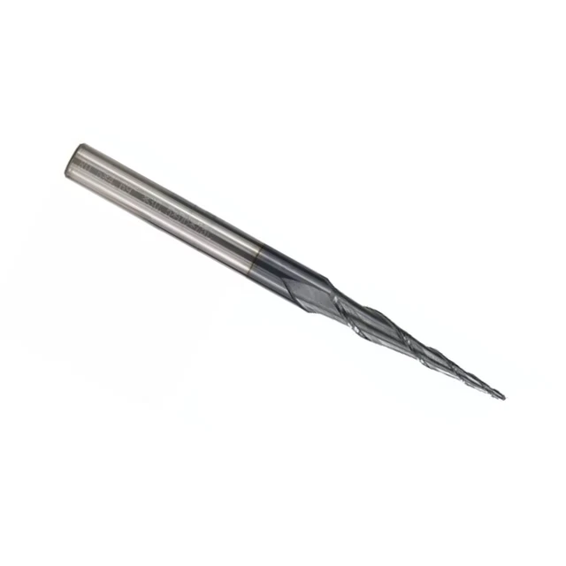 0.5MM CNC ROUTER Shank Tapered Spiral End Mill Ball Nose Radius 6mm Bit ...