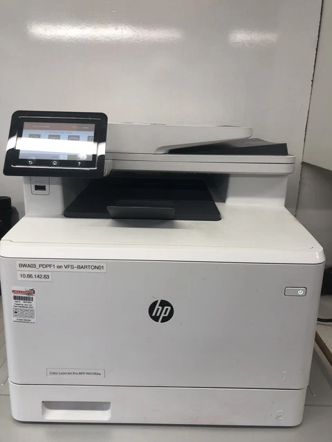 HP LASERJET PRO M479fdw Multifunction Wireless Colour Laser Printer ...
