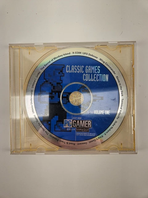 RETRO GAMER RETRO Disc 5.10 Vol 1 July 2000 PC CD Collection of Classic ...