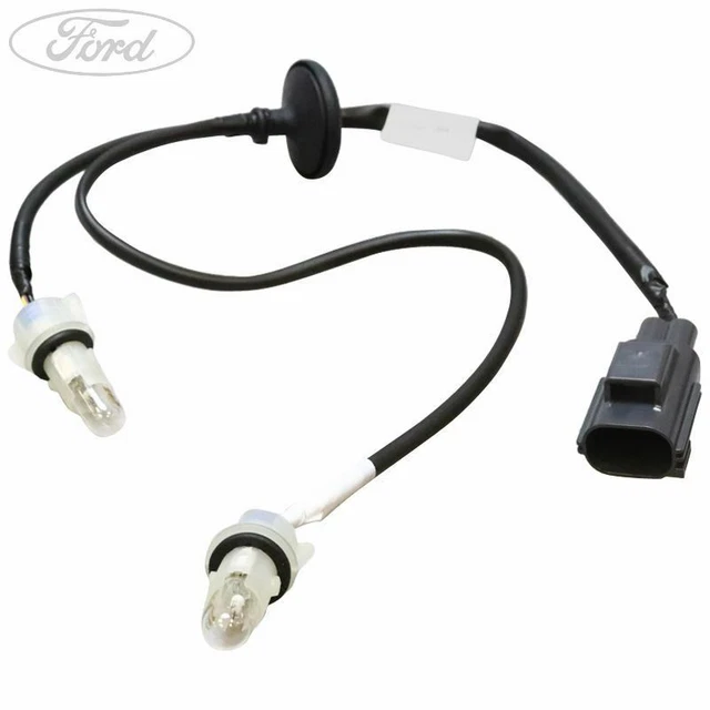 GENUINE FORD TRANSIT Mk8 Rear Licence Plate Light Socket & Wire Loom ...