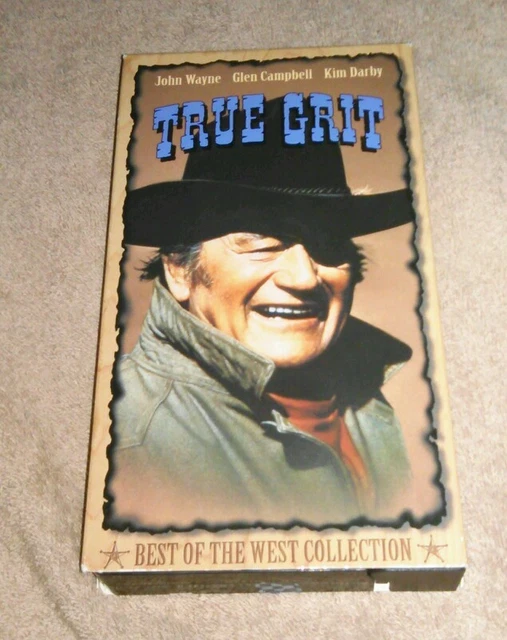 TRUE GRIT VHS John Wayne Glen Campbell Robert Duvall Kim Darby Tested ...